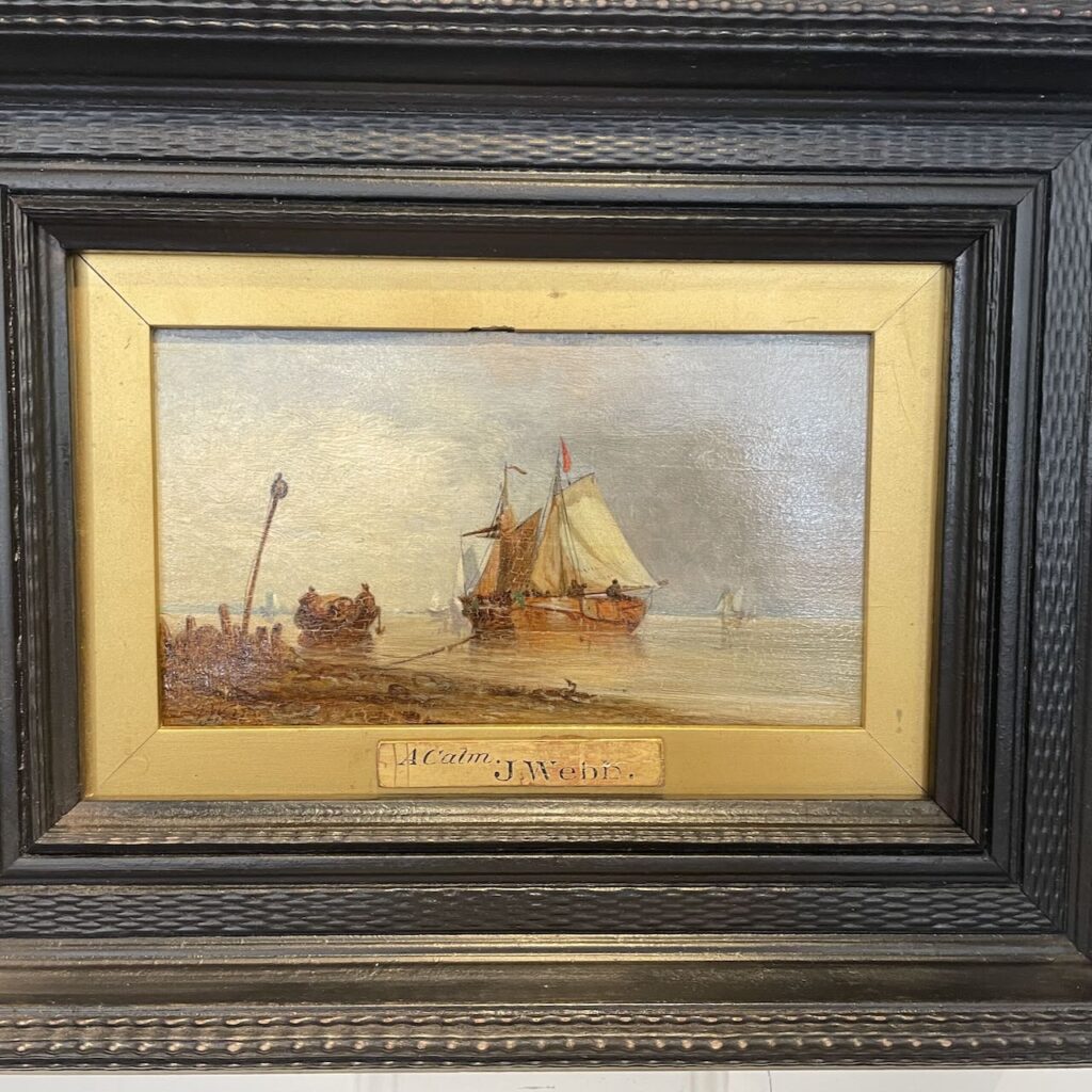 Small Signed J. Webb Oil Painting | Boyd's Antiques